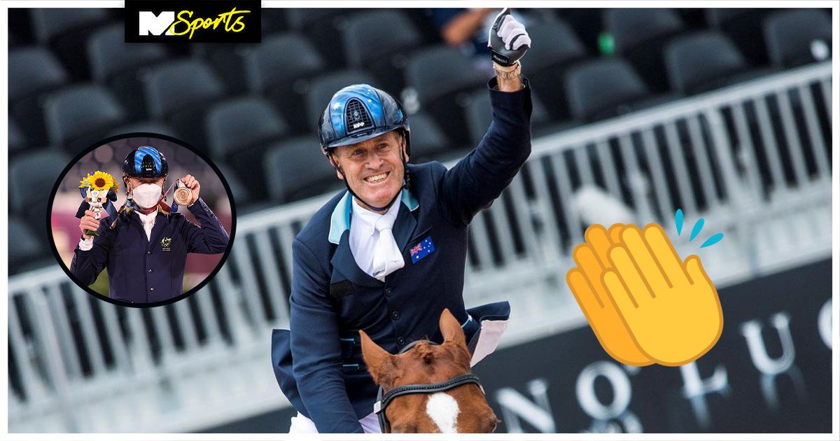 Andrew Hoy becomes Australia’s oldest ever Olympic medallist