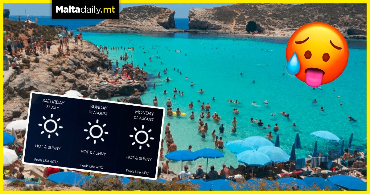 Yet another heatwave incoming for Malta this weekend
