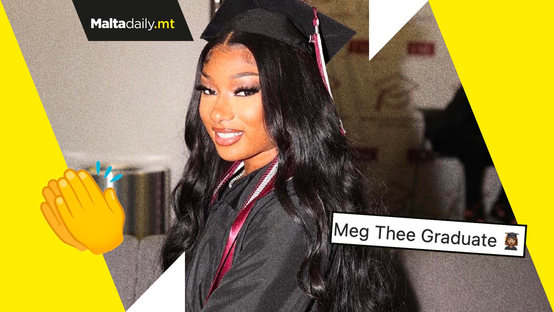 Rapper Megan Thee Stallion graduates from college in tribut…