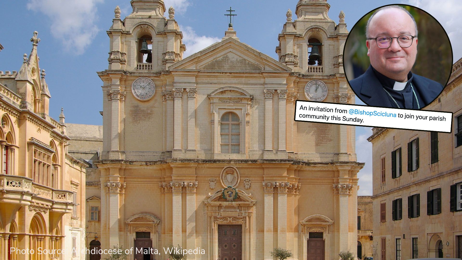 An invitation to reopening of churches by Archbishop Sciclu…