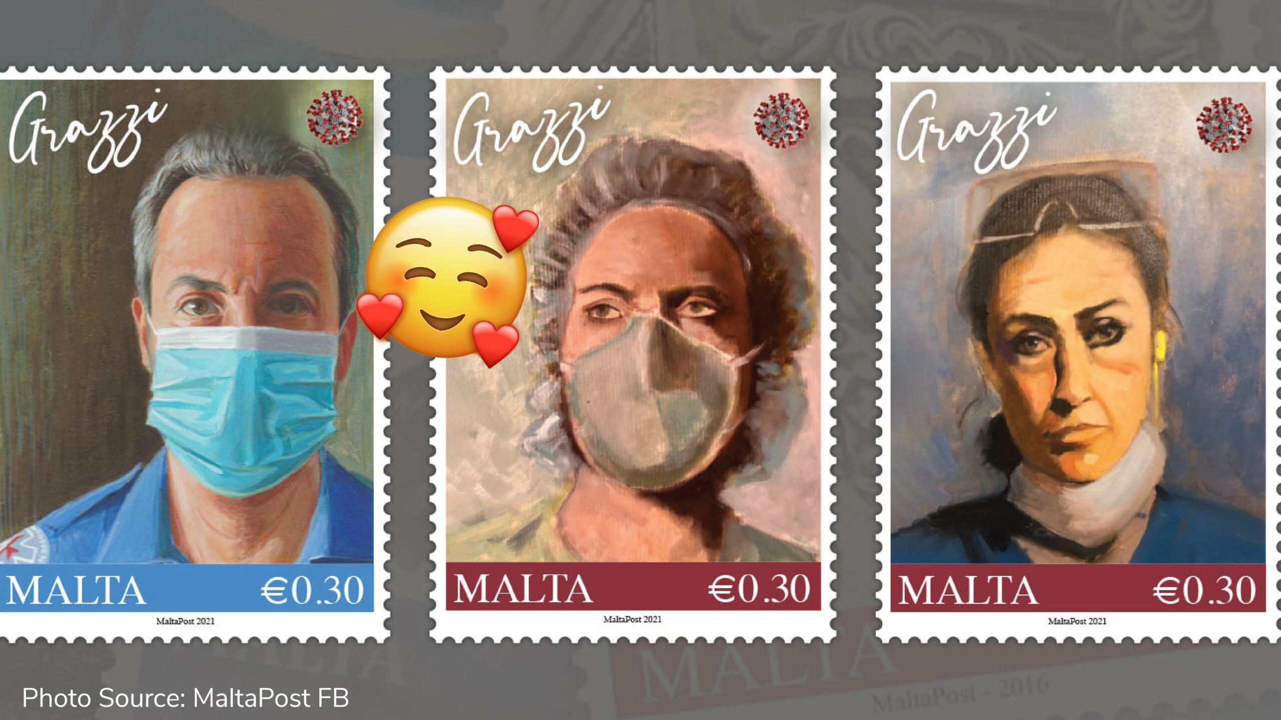 MaltaPost releases tribute stamps to honour Malta’s Healthc…