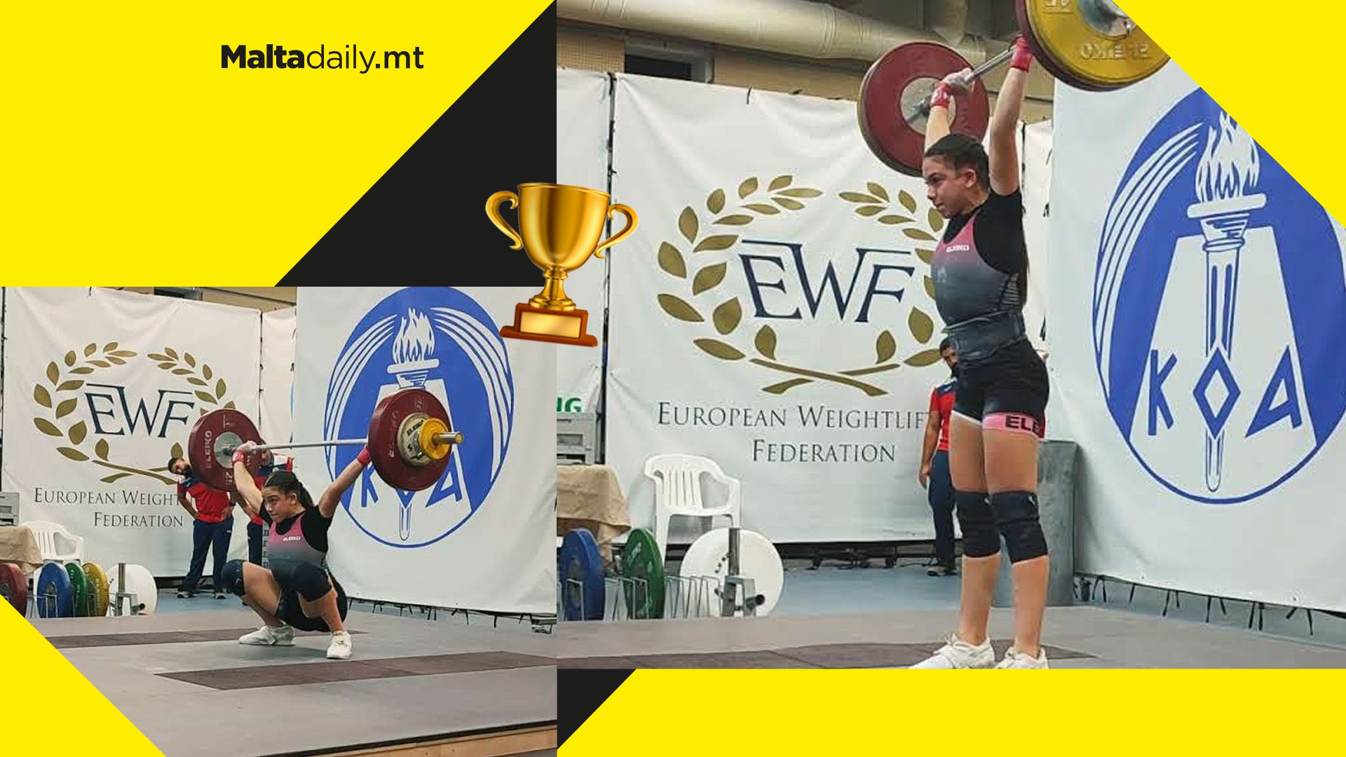 Malta’s own Tenishia Thornton sets national records & wins…