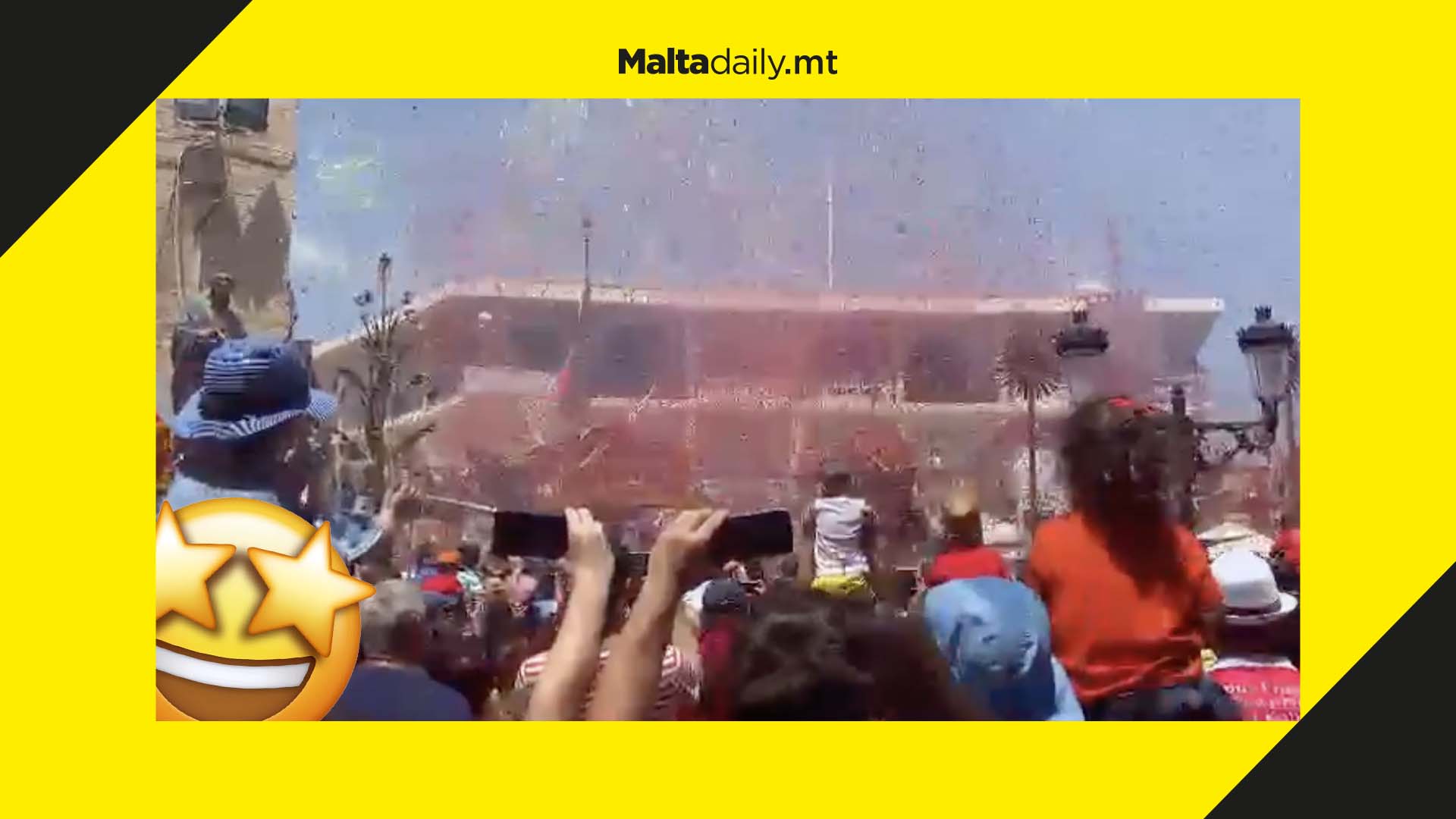 WATCH: Spectacular confetti display at St. Paul’s feast in…