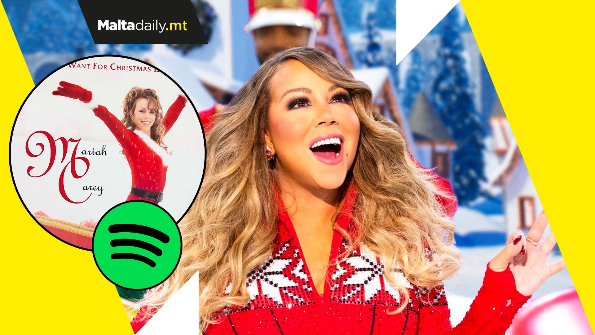 Mariah Carey breaks Spotify record for most single-day stre…