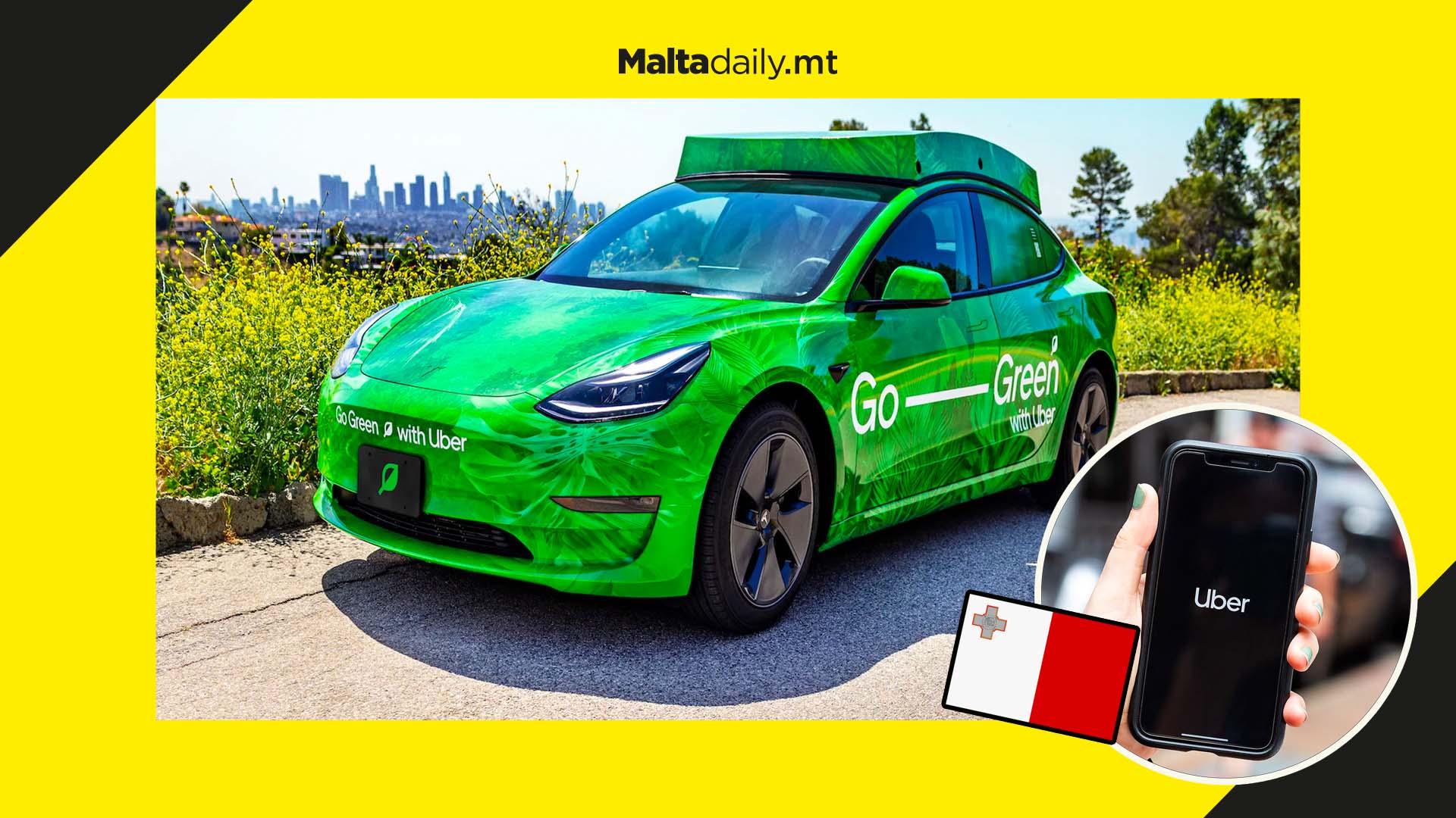 Uber Green arrives in Malta to promote zero emission mobili…