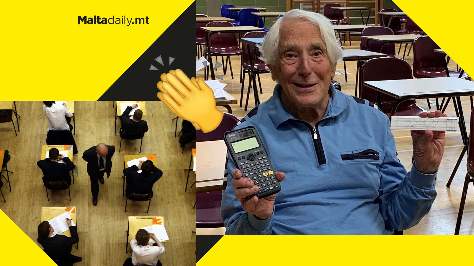 92-year-old man becomes oldest person to pass GCSE Maths ex…