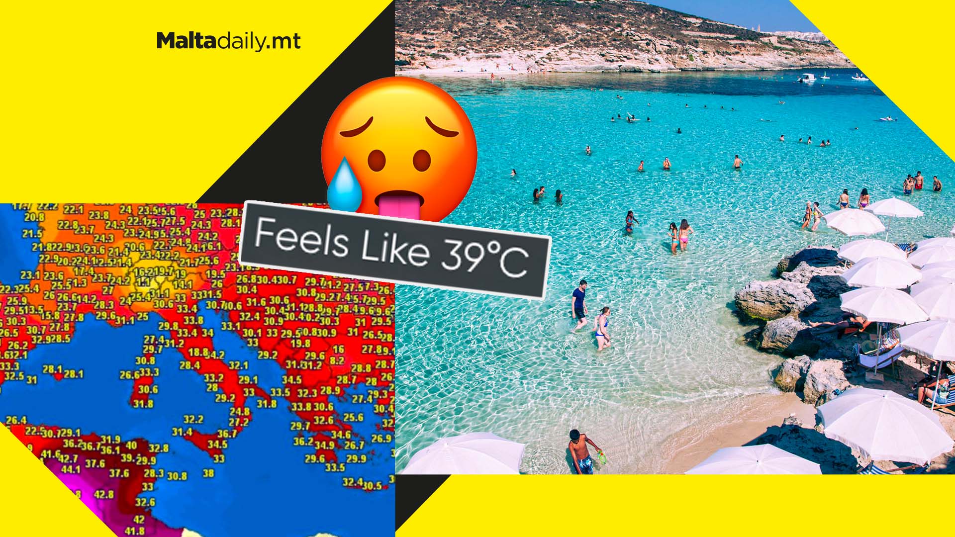 Malta was the hottest place in Europe yesterday as heat wav…
