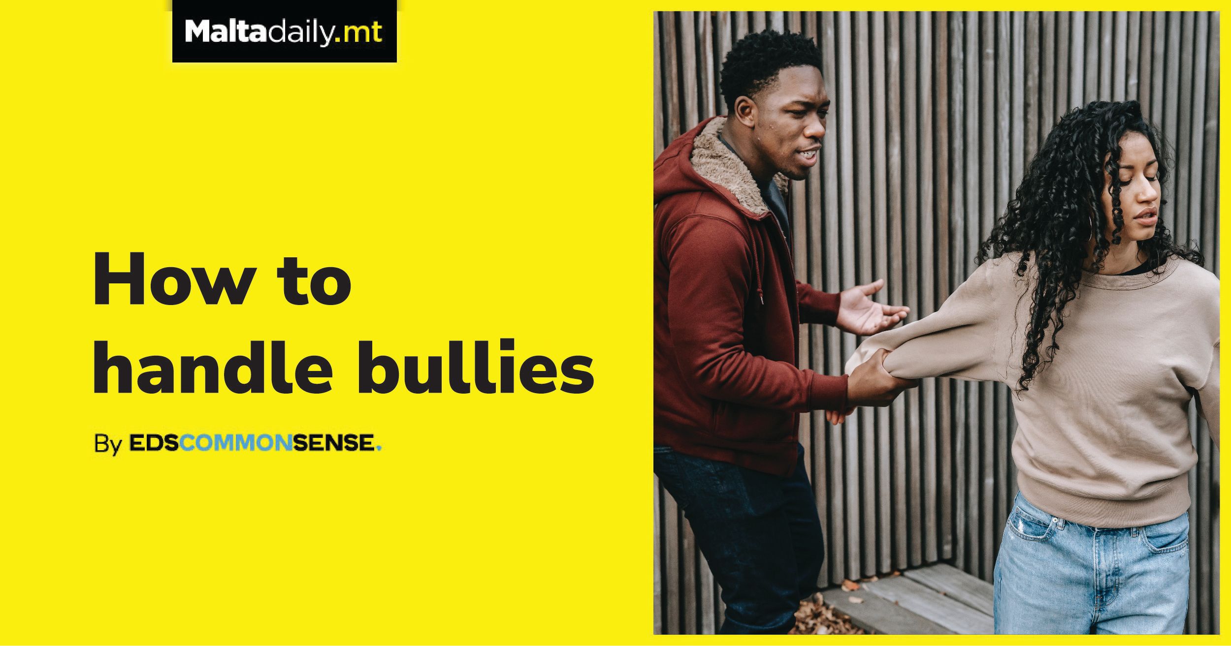 How to handle bullies | by Ed’s Common Sense