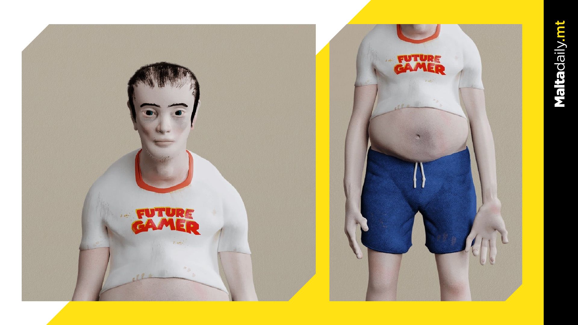 Shocking model shows what hardcore gamers could look like i…