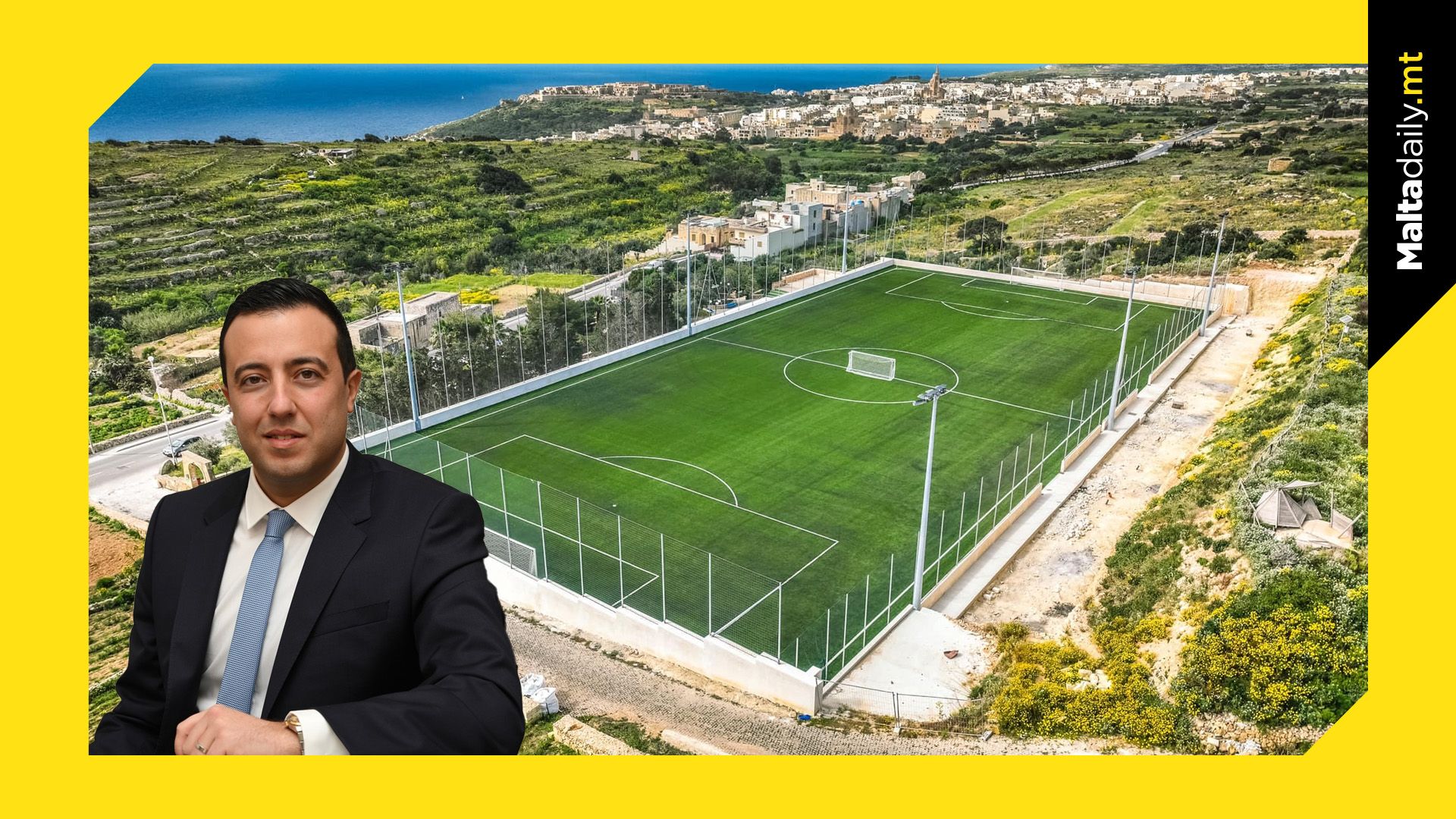 Qala Saints Football Club with new football pitch as Gozo m…