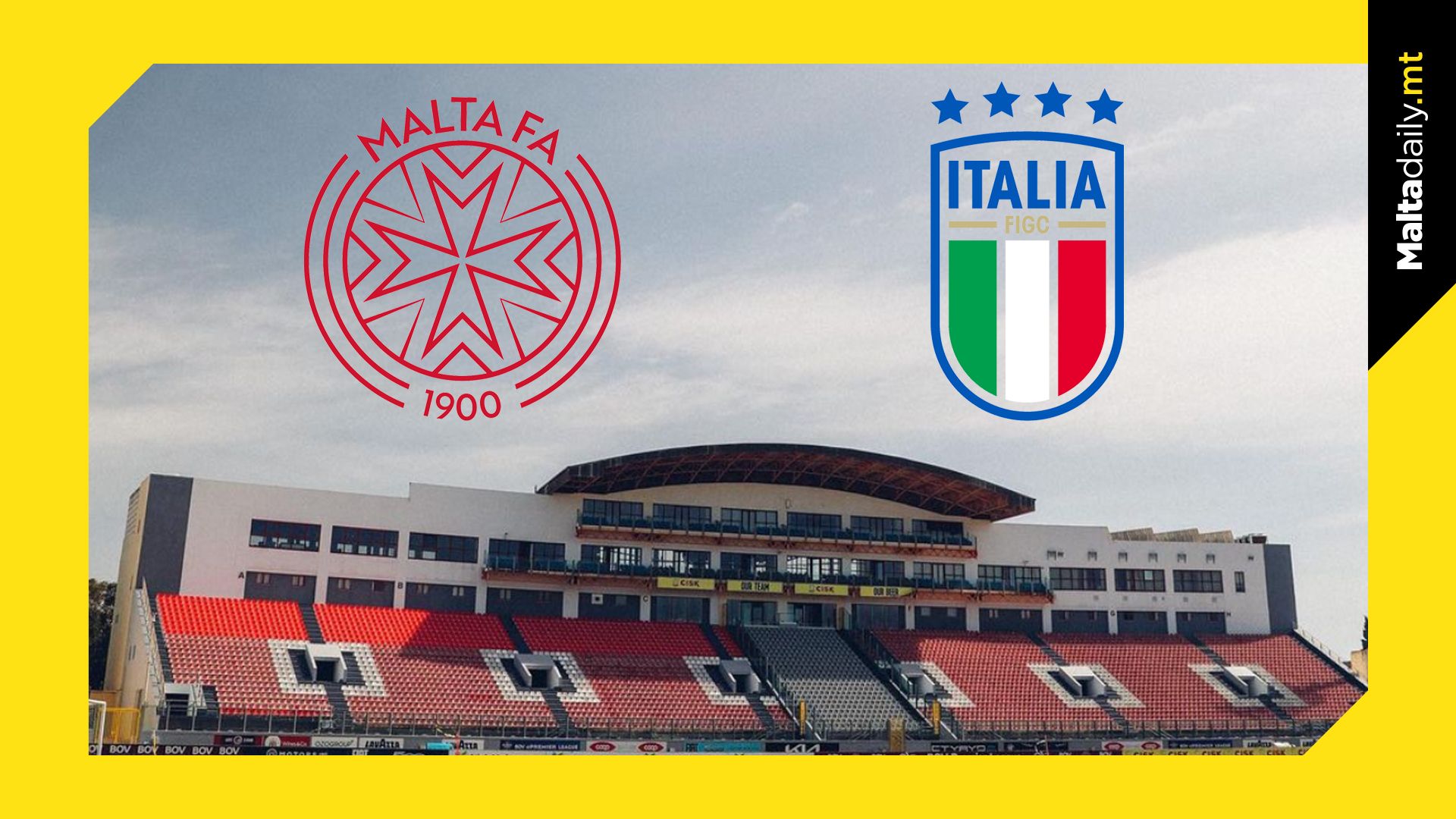 Malta set to face reigning European champions Italy at Ta’…