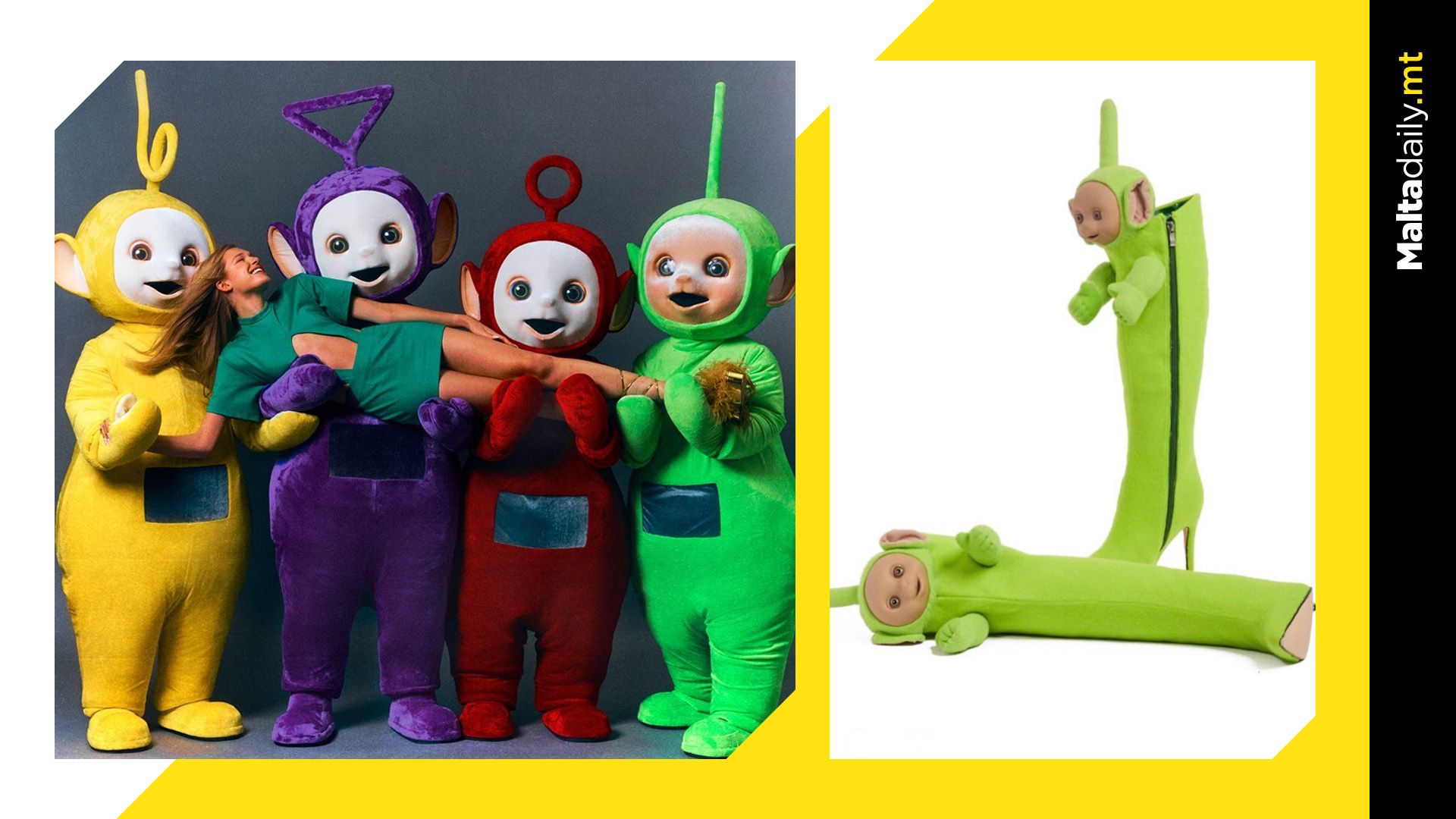 ‘Teletubby boots’ costing €2350 launched by British designe…