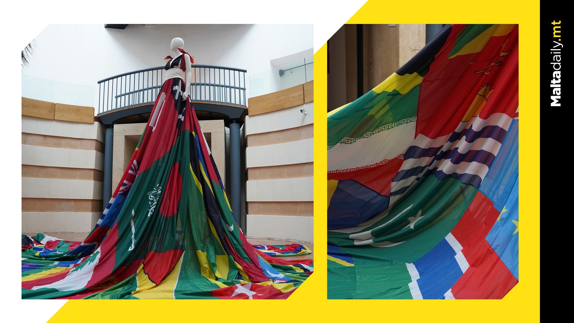 Amsterdam Rainbow Dress With Flags of Nations Where Being L…
