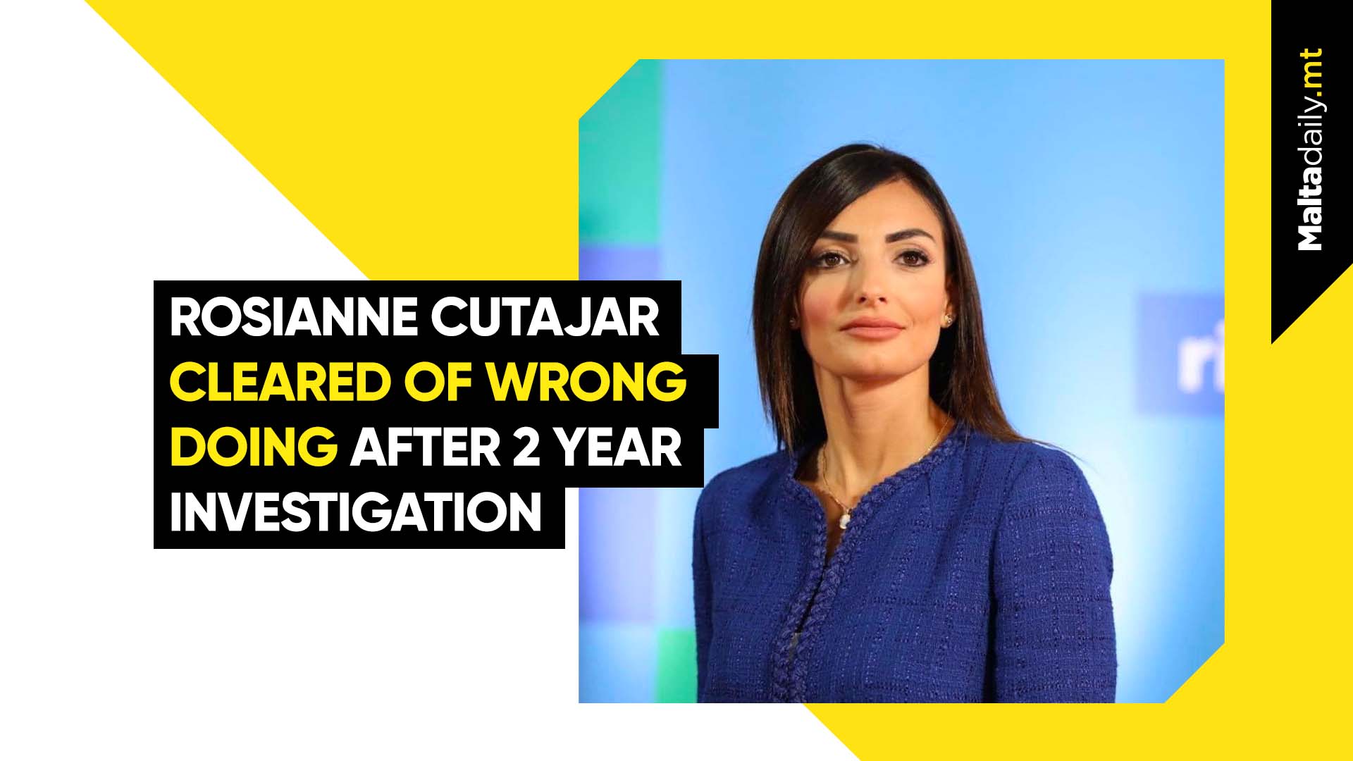 Rosianne Cutajar Cleared Of Wrongdoing After 2 Year Investi…