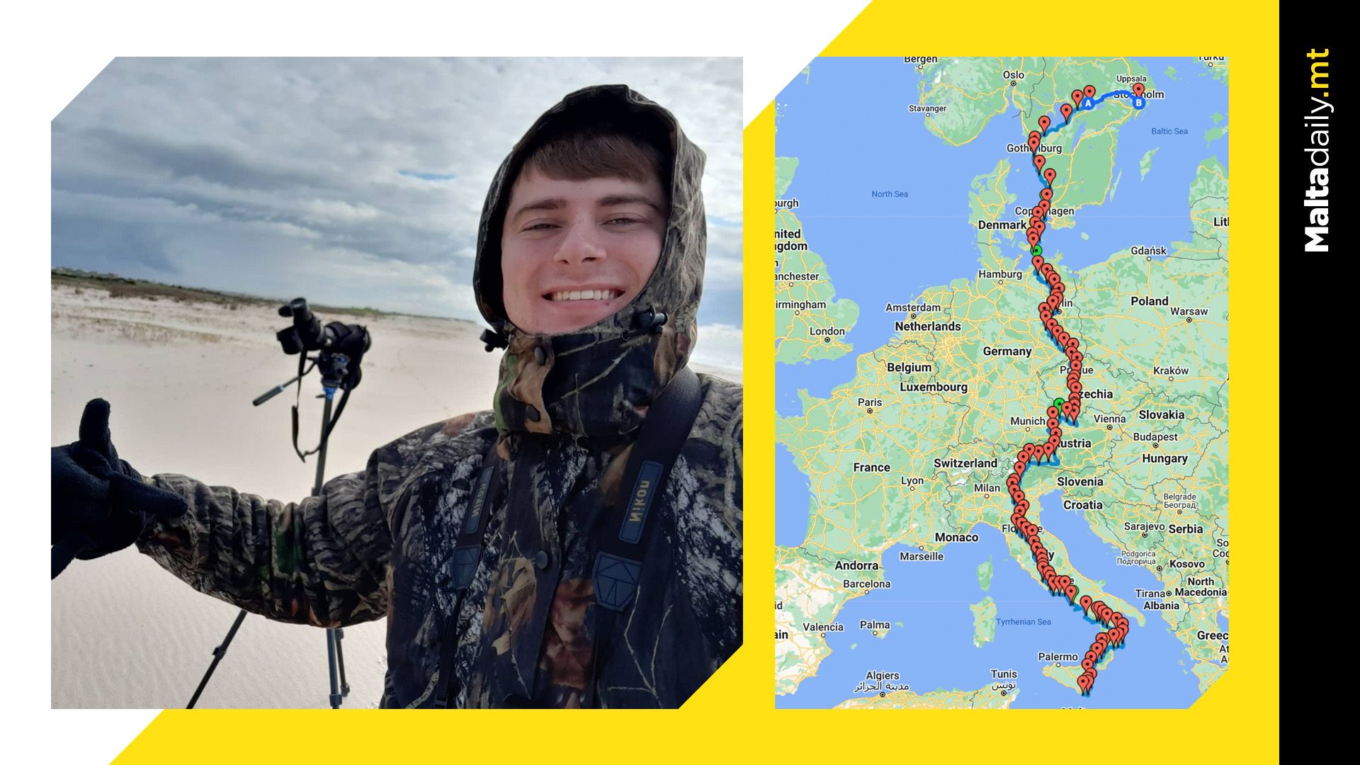 Activist & Councillor Steve Zammit Lupi To Embark on 5000km…