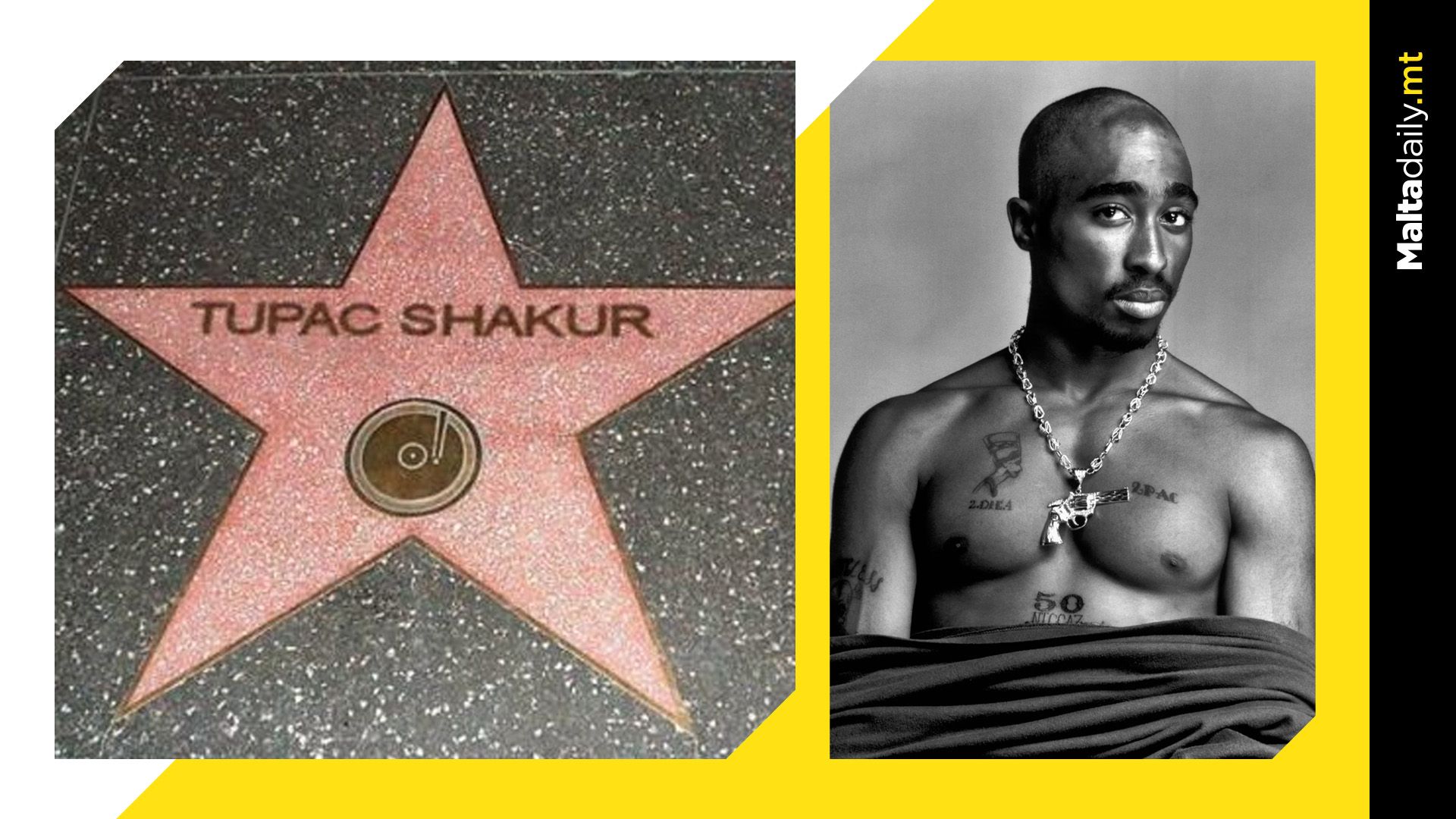 Tupac Shakur gets star on Hollywood Walk of Fame, 27 years…