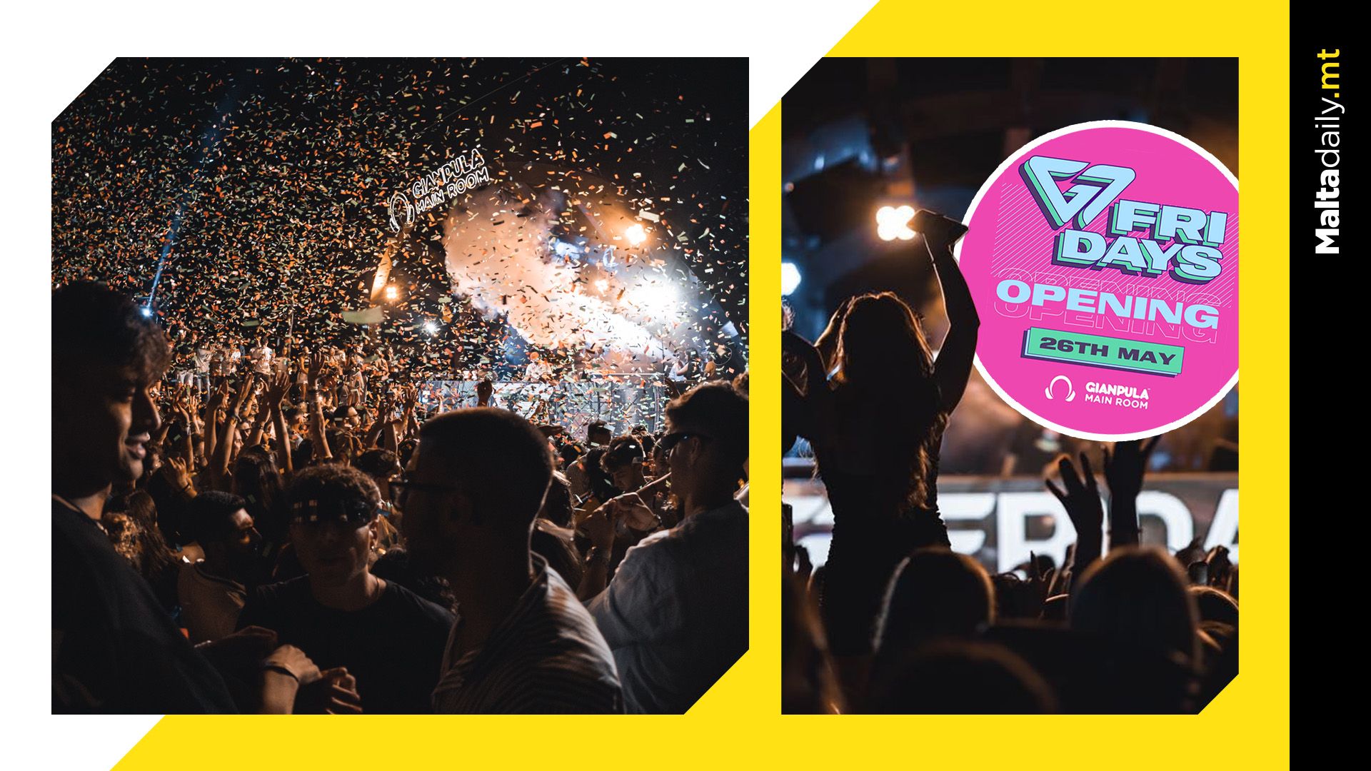 G7 Fridays are back! Malta’s biggest summer club night open…