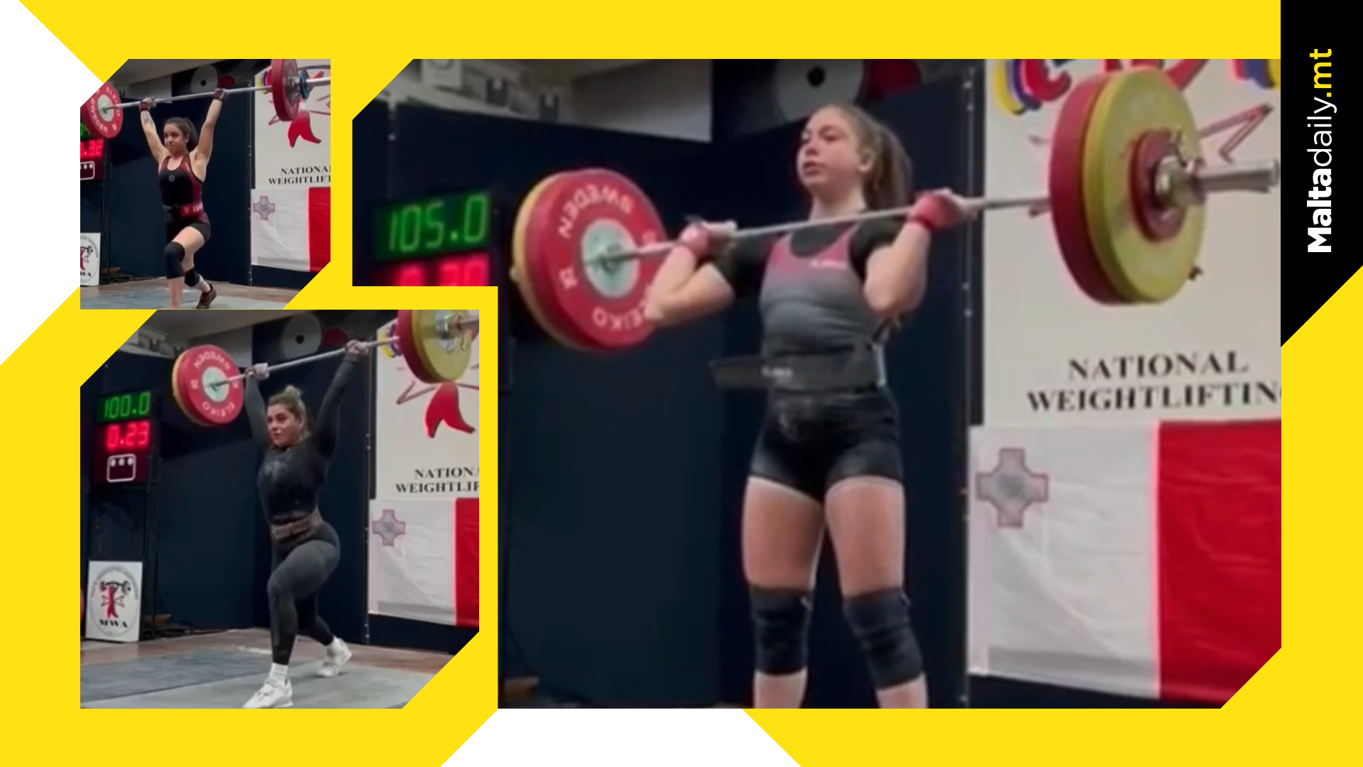 19 national records broken in weight-lifting competition by…