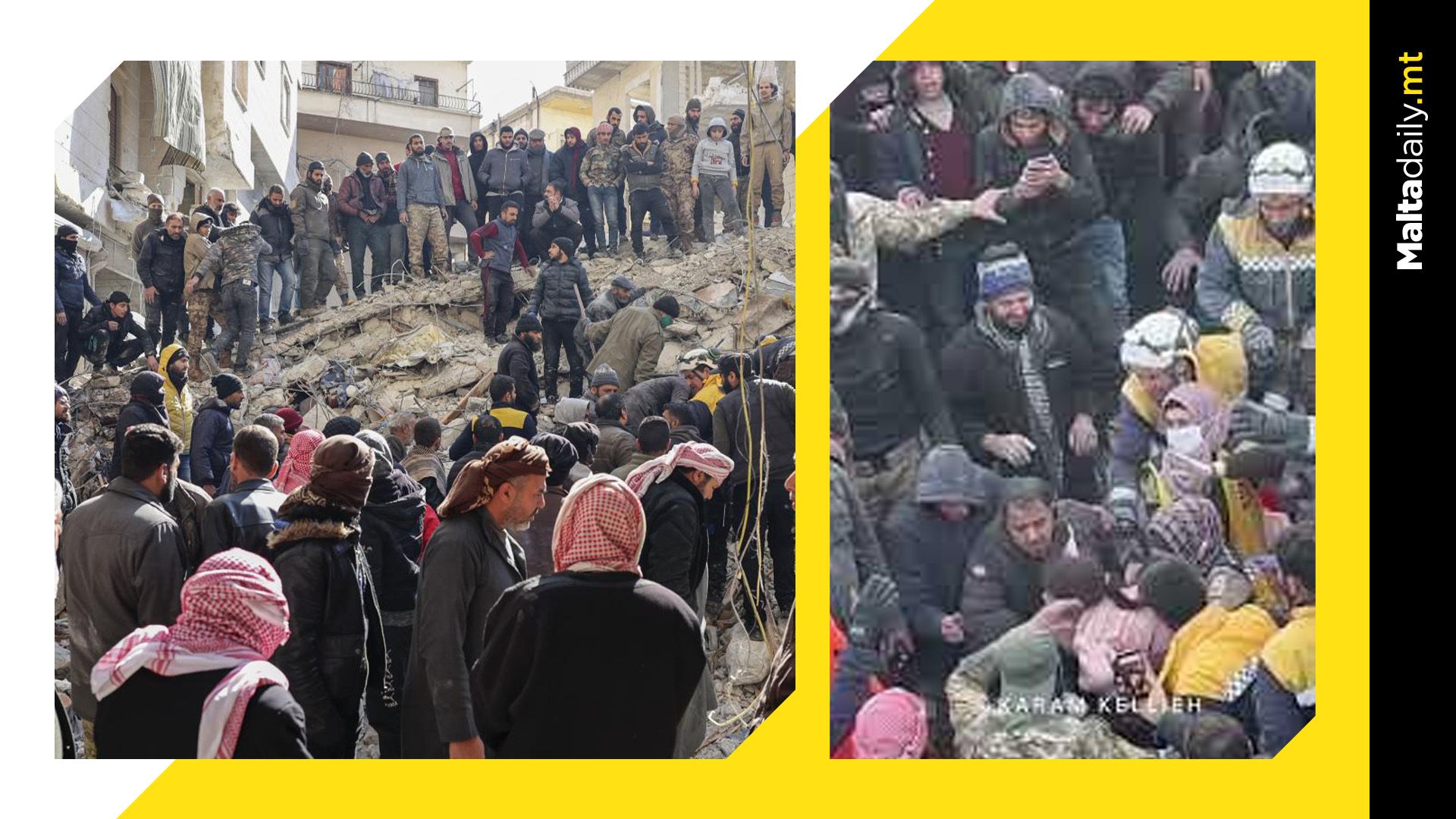 Crowds cheer as rescuers pull children from beneath the rub…