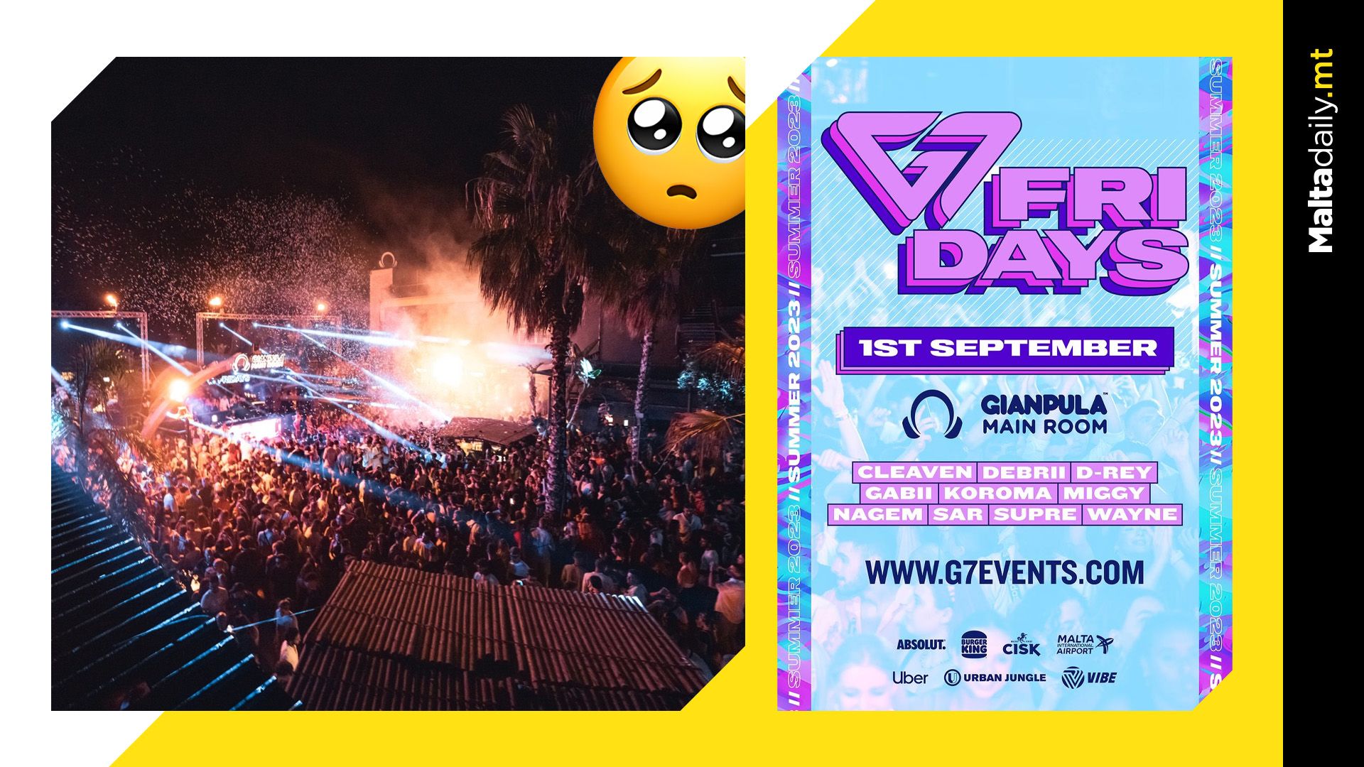 One Last Time with G7 Fridays! Malta’s BIGGEST Club Night i…