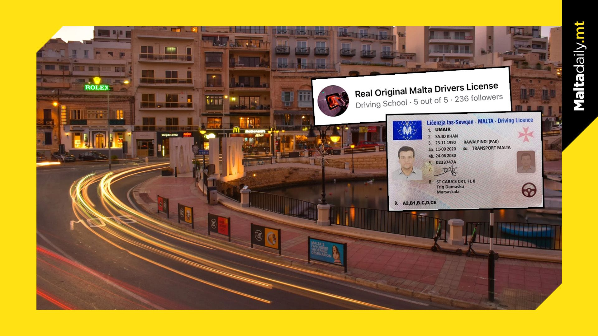 Transport Malta Exposes Fake Driving License Scam