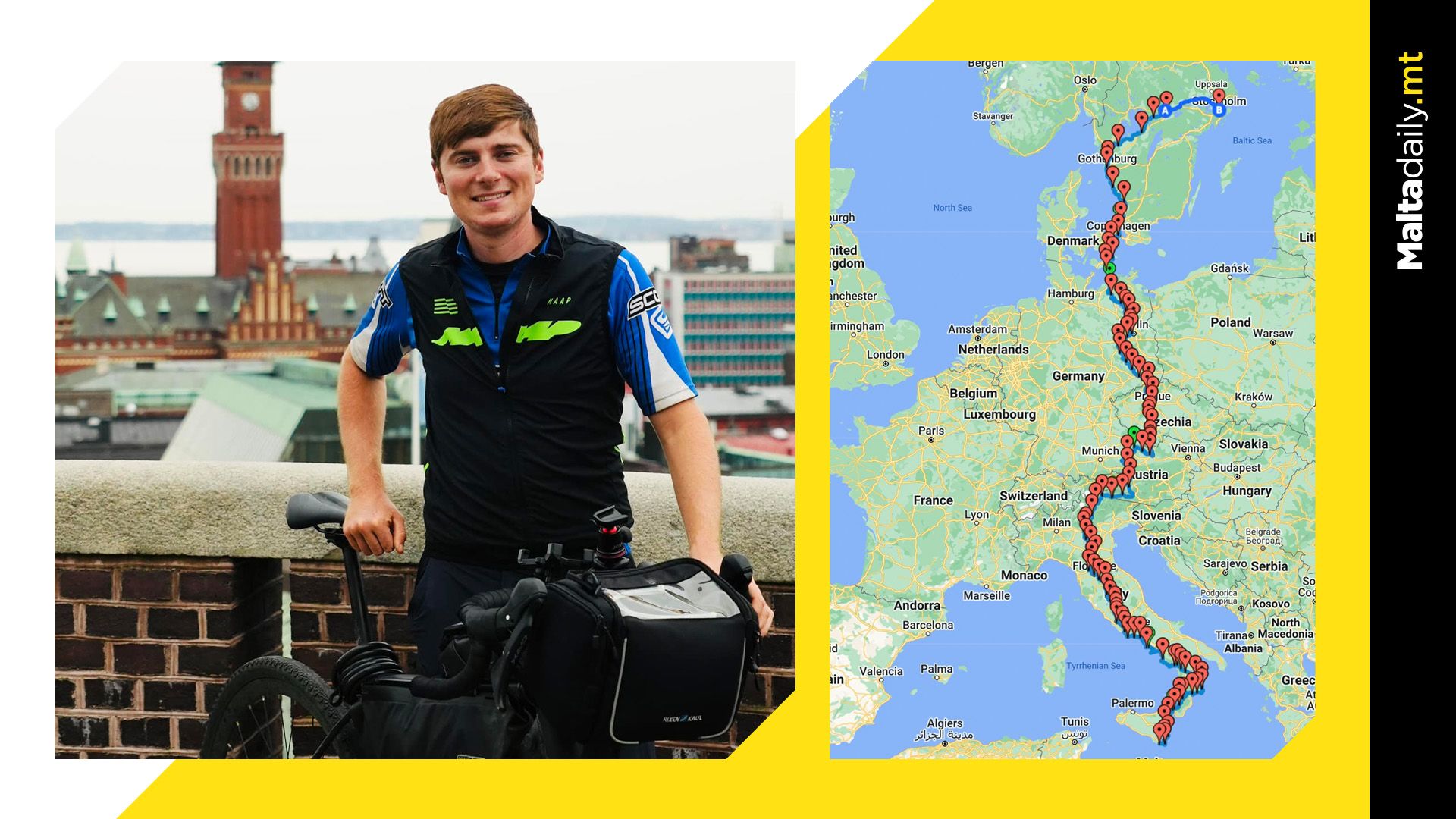Cycling Activist Steve Zammit Lupi Arrives in Sweden as Par…