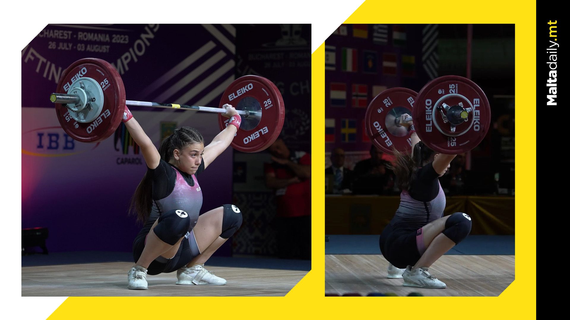Tenishia Thornton Shines at European Junior Weightlifting C…