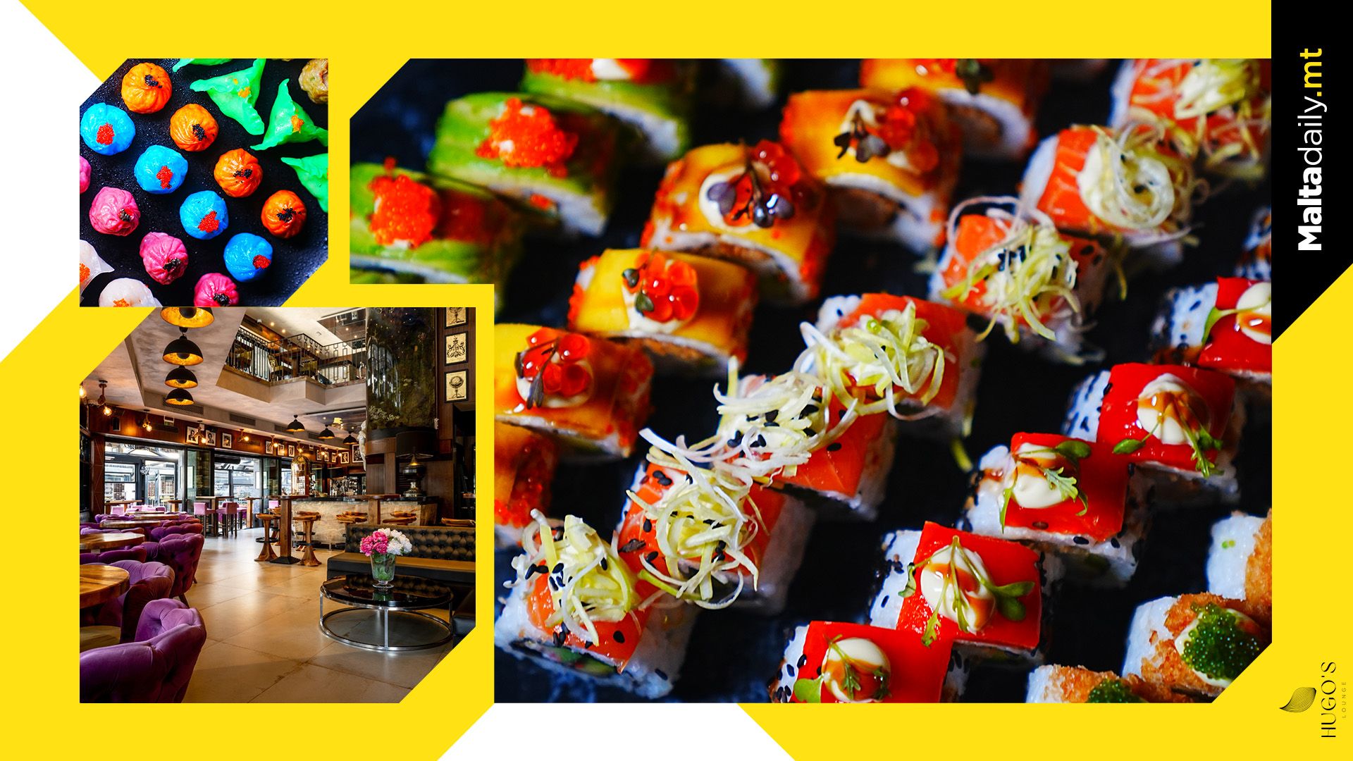 SUSHI LOVERS: Hugo’s Lounge is back with a new look, fresh…