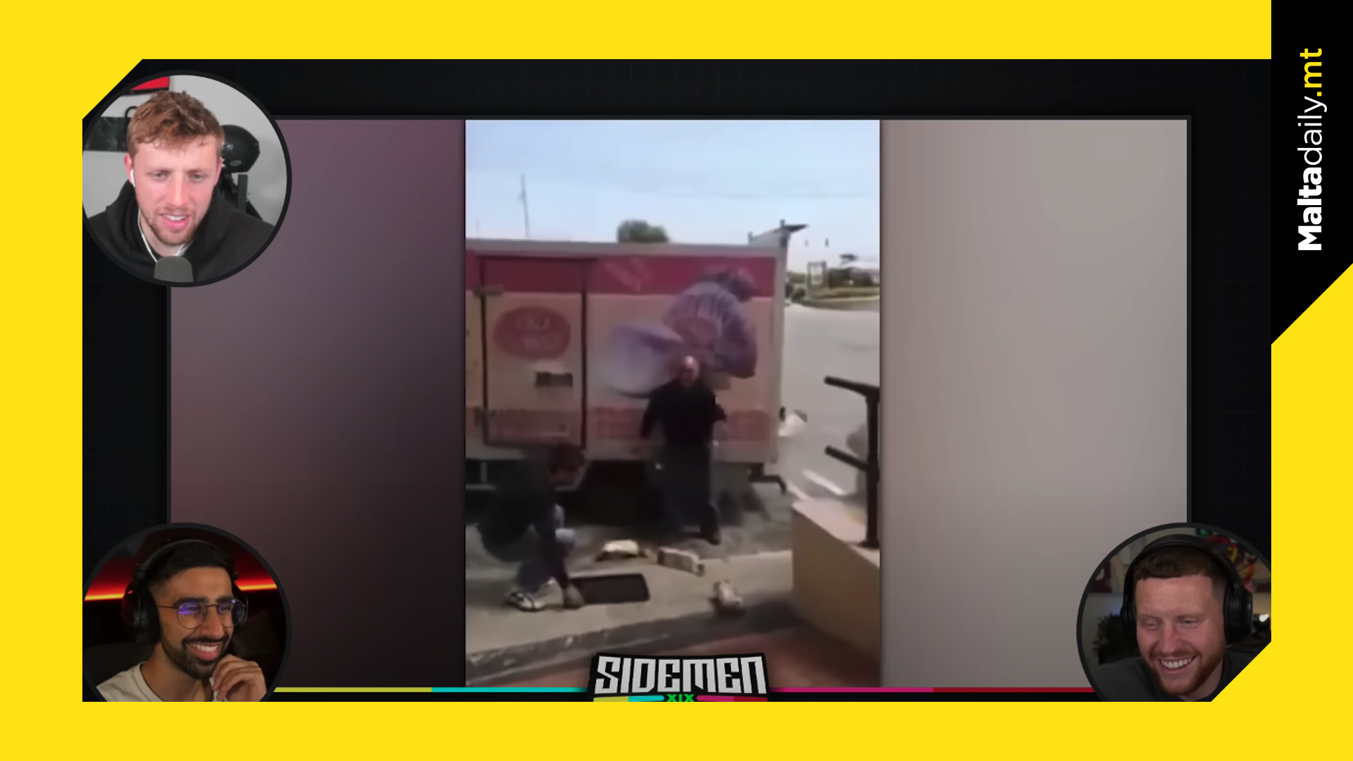 Popular YouTubers Sidemen react to viral Maltese video