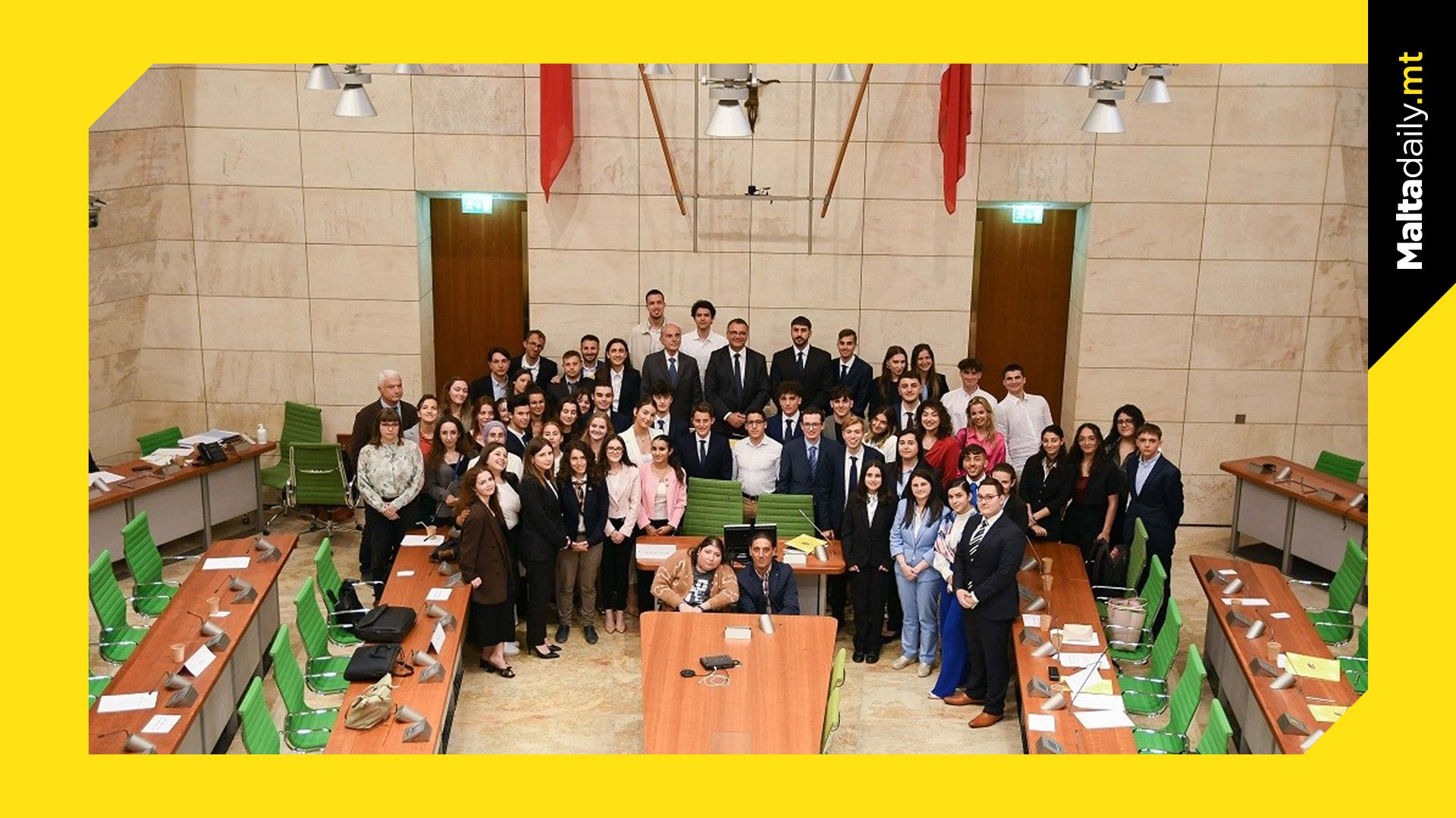 Students debate democracy and resilience in Mini-European A…