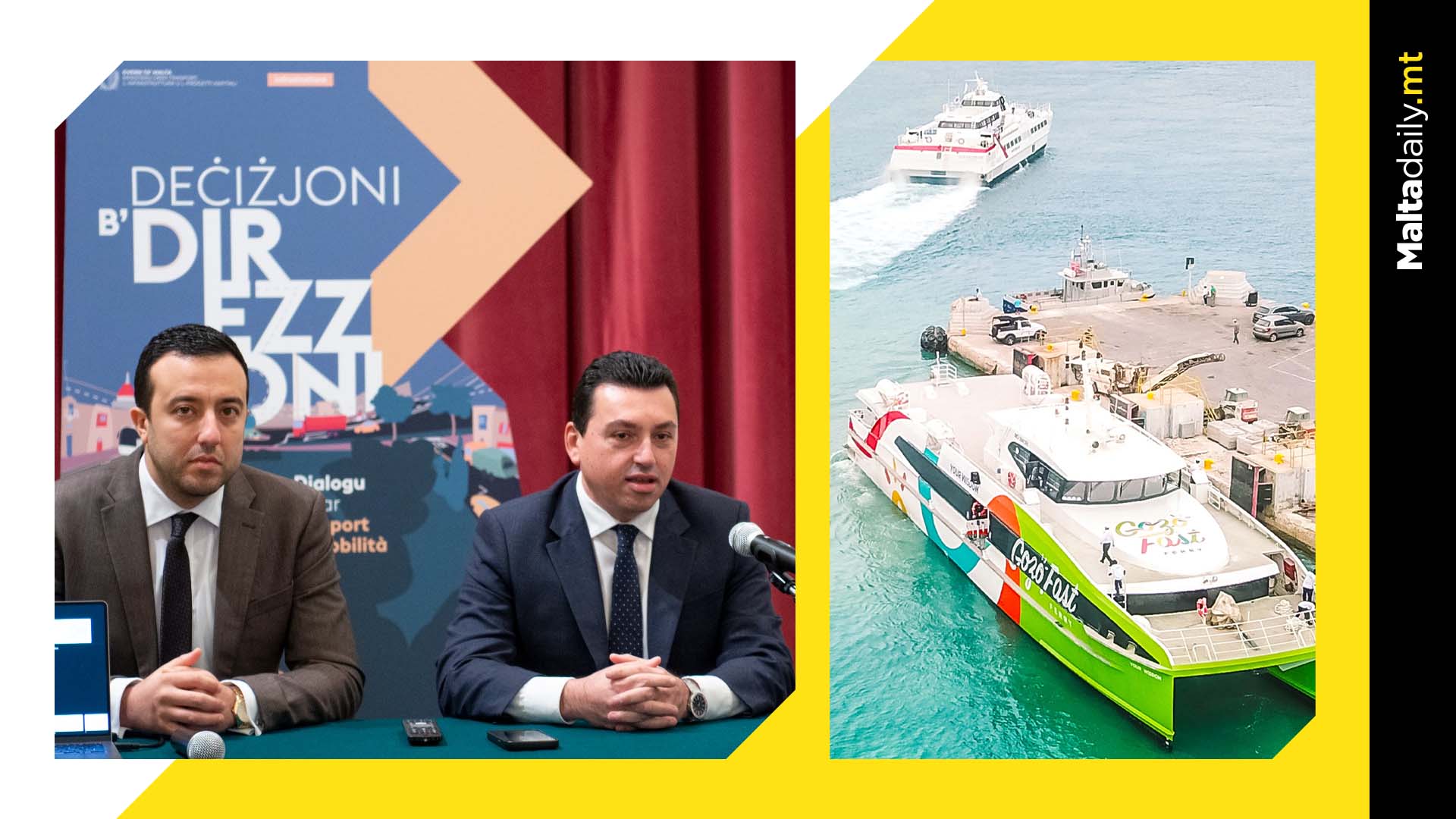 Extended schedule for fast ferry to support Gozitan workers…